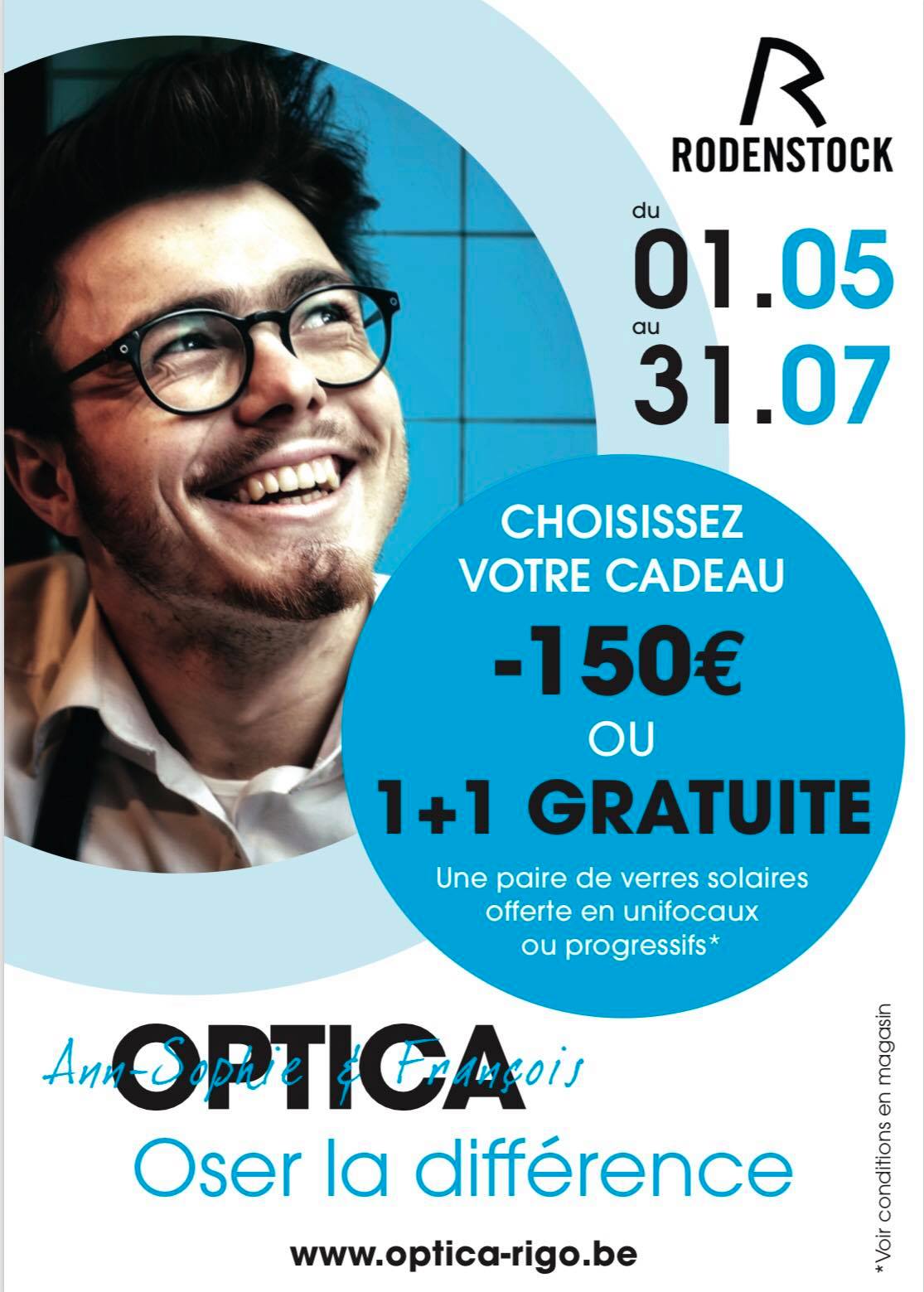 Juillet 2019 Action 1+1 offerte %%Opticien Uccle%% Opticien Uccle Optica